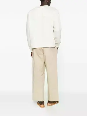 GOLDEN GOOSE Distressed Logo Sweatshirt - Neutrals
