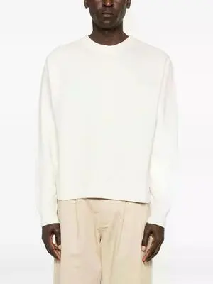 GOLDEN GOOSE Distressed Logo Sweatshirt - Neutrals