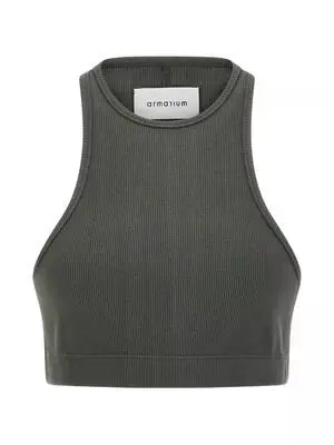 ARMARIUM Ribbed Sleeveless Top - Green