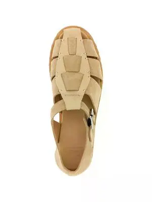 Paraboot Pacific Suede Sandals - Neutrals