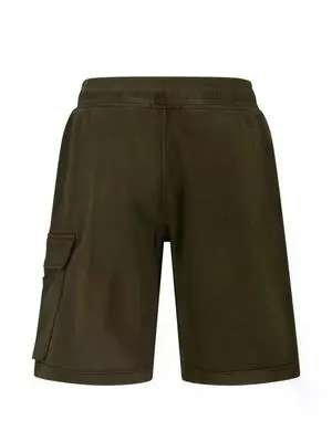 C.P. COMPANY Logo-patch Pocket Shorts - Green