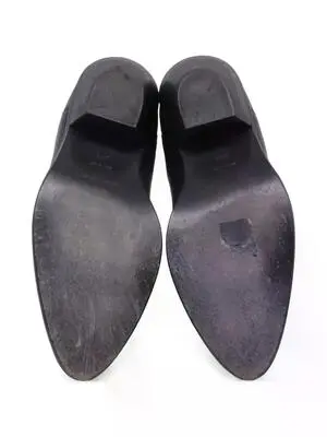 Saint Laurent Leather Pointed Toe Chelsea Boots