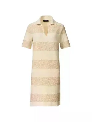 Fabiana Filippi Striped Collared Dress