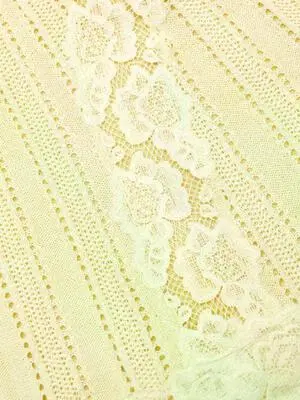 SELF-PORTRAIT Lace Trim Mini Skirt