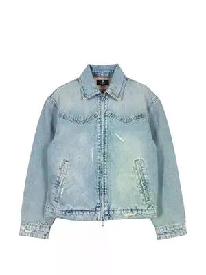 REPRESENT Buttoned Denim Jacket - Blue