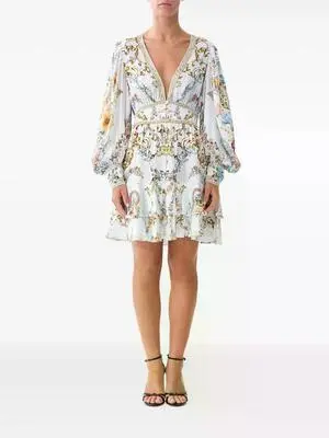 Camilla Long-sleeve Mini Dress