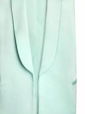 GENNY Shawl-collar Waistcoat - Green