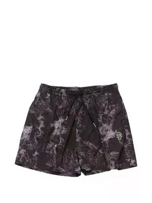 STOCKHOLM SURFBOARD CLUB Embroidered Swim Shorts - Black