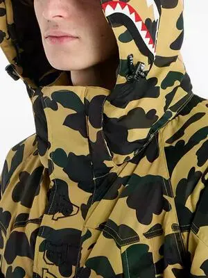 A BATHING APE Camo Shark Snowboard Jacket - Yellow