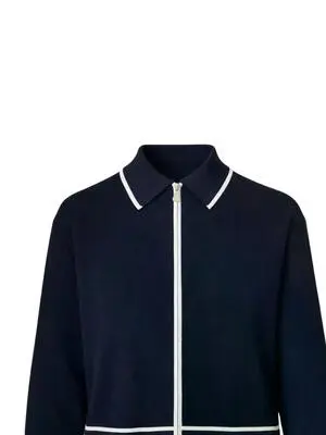 GRAN SASSO Piped Zip Jacket