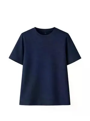 GRAN SASSO Crew-neck Short-sleeve T-shirt - Blue