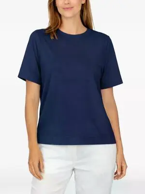 GRAN SASSO Crew-neck Short-sleeve T-shirt - Blue