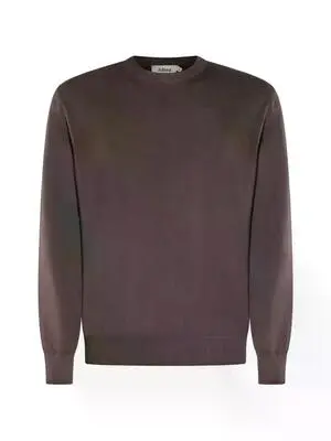 Altea Crew-neck Ribbed Sweater - Brown