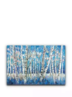 AGAVE QUADRI Quadro Dipinto A Mano Chill Forest Agave Frame - Blue