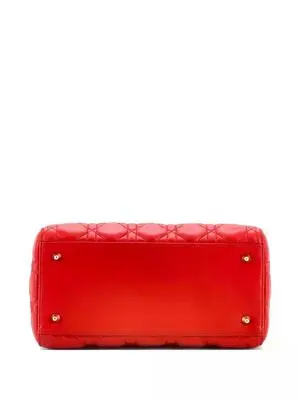 Dior Lady Medium Satchel - Red
