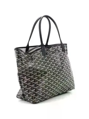 Goyard Saint Louis Coated Canvas Pm Tote Bag - Black