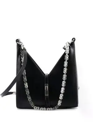 Givenchy Cut Out Leather Mini Crossbody Bag - Black