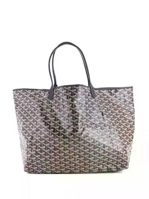 Goyard Saint Louis Coated Canvas Gm Tote Bag - Black