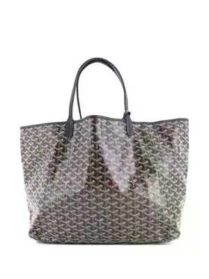 Goyard Saint Louis Coated Canvas Gm Tote Bag - Black
