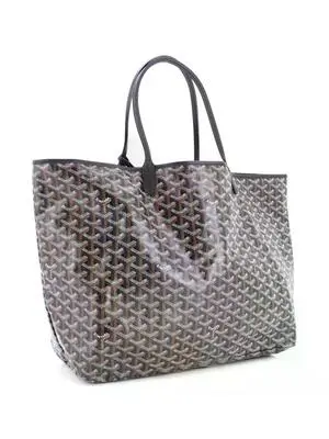 Goyard Saint Louis Coated Canvas Gm Tote Bag - Black