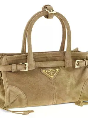 Prada Mini Suede Bonnie Tote Bag
