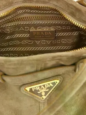 Prada Mini Suede Bonnie Tote Bag