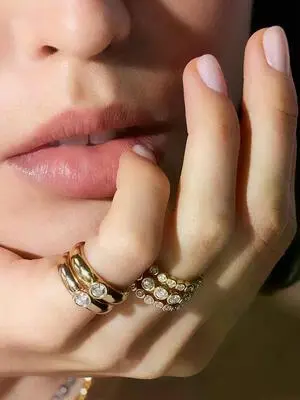 Walters Faith Diamond-bezel Ring - Gold