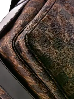 LOUIS VUITTON Naviglio Damier Crossbody Bag - Brown