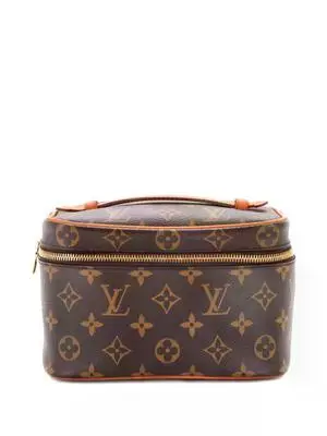 LOUIS VUITTON Vanity Case Monogram Canvas Mini Pouch - Brown