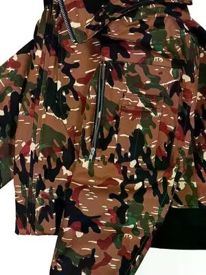 WALTER VAN BEIRENDONCK Camouflage Zip-up Bomber Jacket