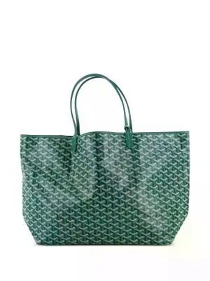 Goyard Saint Louis Coated Canvas Gm Tote Bag - Green