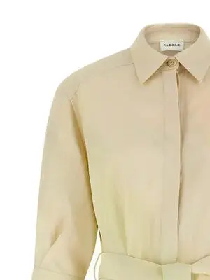 P.a.r.o.s.h Knotted Belt Shirt Dress