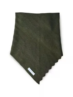 Jacquemus Herringbone Weave Scarf - Green