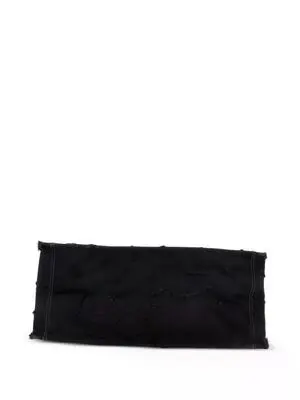 Dior Book Camouflage Embroidered Canvas Large Tote Bag - Black