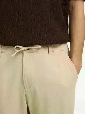 SELECTED Loose Trousers - Neutrals