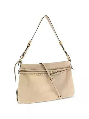 Pinko Stud-belt Shoulder Bag - Neutrals