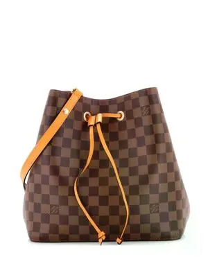 LOUIS VUITTON Louis Vuitton NeoNoe Damier MM Bucket Bag Brown