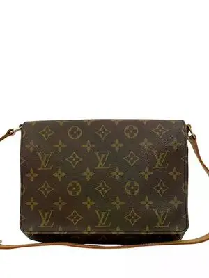 LOUIS VUITTON 2001 Monogram Musette Tango Shoulder Bag