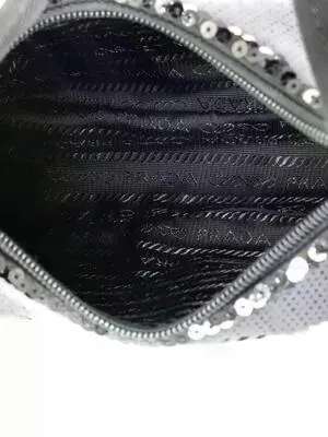 Prada Re-edition 2000 Sequins Mini Hobo Bag