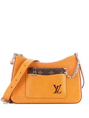 LOUIS VUITTON Marelle Handbag Epi Leather Hobo Bag - Brown