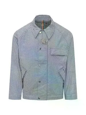 Barbour X Paul Smith Gingham-pattern Shirt Jacket