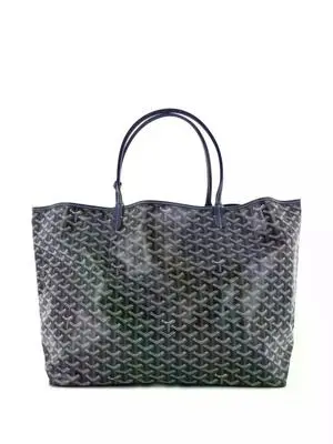 Goyard Saint Louis Coated Canvas Gm Tote Bag - Blue