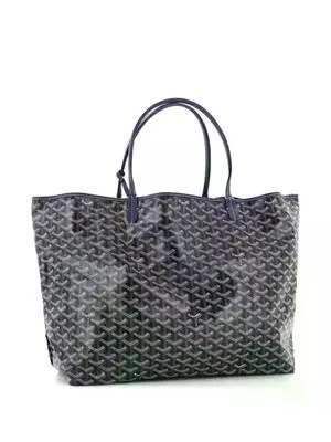 Goyard Saint Louis Coated Canvas Gm Tote Bag - Blue