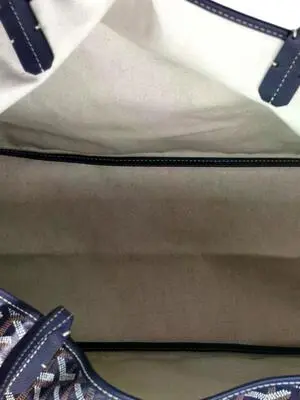 Goyard Saint Louis Coated Canvas Gm Tote Bag - Blue