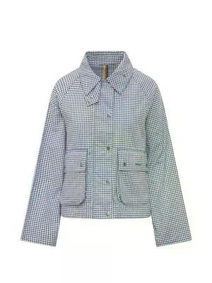 Barbour Gingham-pattern Pocket Jacket
