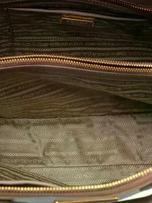 Prada Large Saffiano Lux Promenade Satchel - Pink