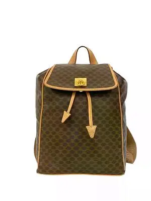 Celine 2014 Macadam Coated Canvas Backpack