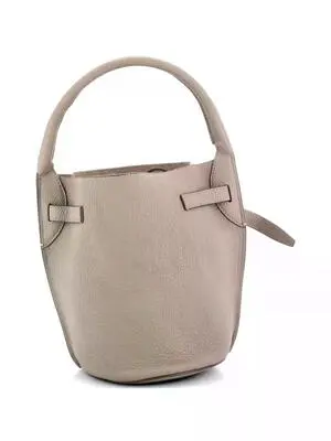 Celine Leather Nano Bucket Bag - Neutrals
