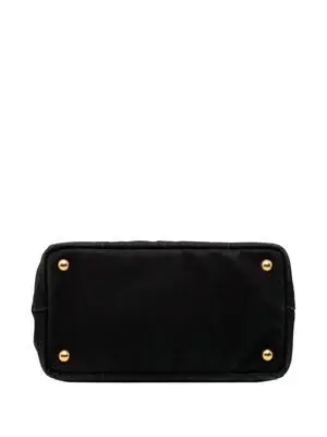 Prada Small Canapa Logo Satchel 2013-2025 - Black