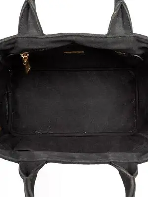 Prada Small Canapa Logo Satchel 2013-2025 - Black
